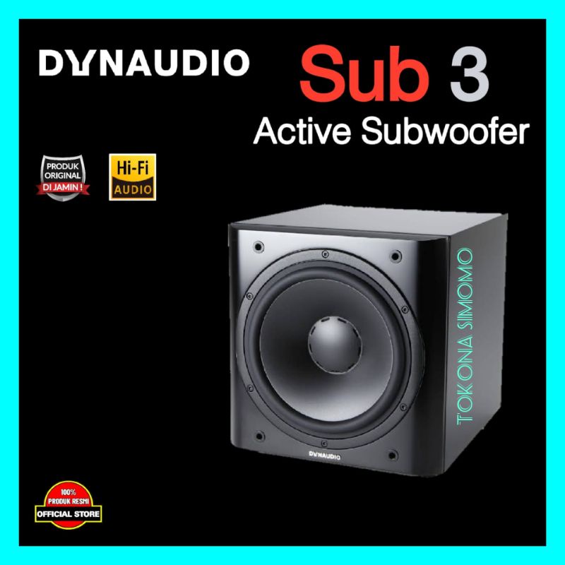 Jual Dynaudio Sub 3 The Compact Powerful Active Subwoofer Original ...