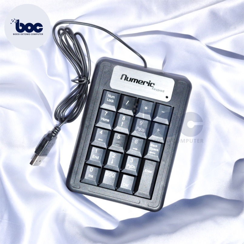 Jual Numeric Keypad Wired - Keyboard Angka Kabel USB | Shopee Indonesia