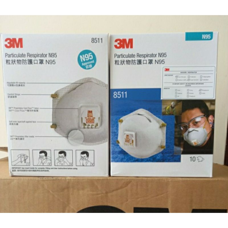 Jual Masker 3M 8511 N95 Perboks | Shopee Indonesia