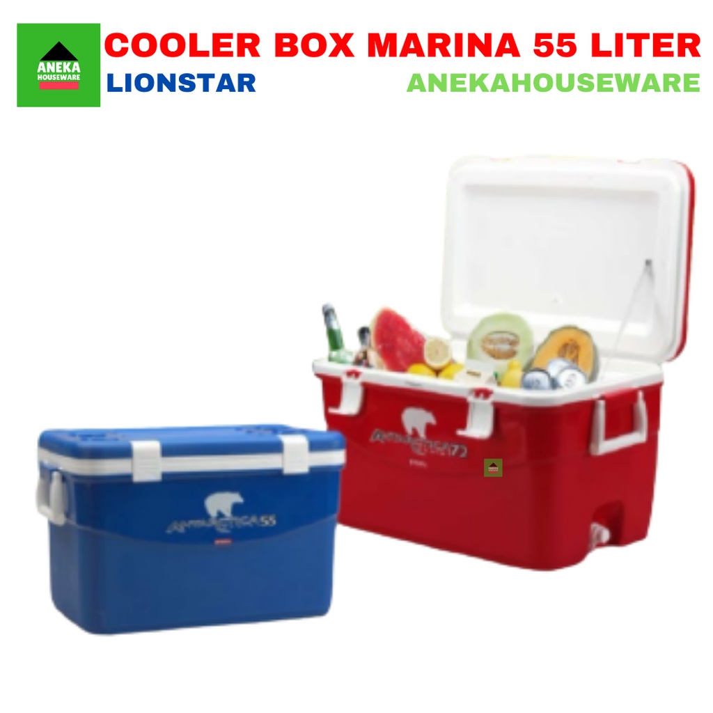 Jual Cooler Box Ice Box Es Antartica 55 L Lion Star Kotak Es | Shopee ...