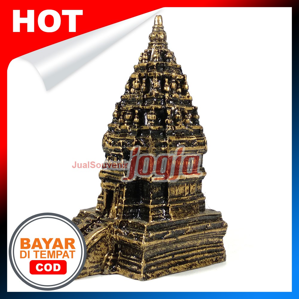 Jual Pajangan Miniatur Candi Prambanan Satu Pintu 10x6x14 Cm Fiber ...