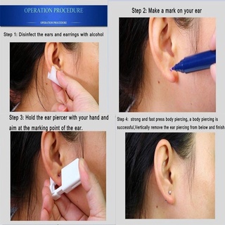 Jual Alat Tindik Telinga Kuping Hidung Piercing Steril Tidak sakit ...