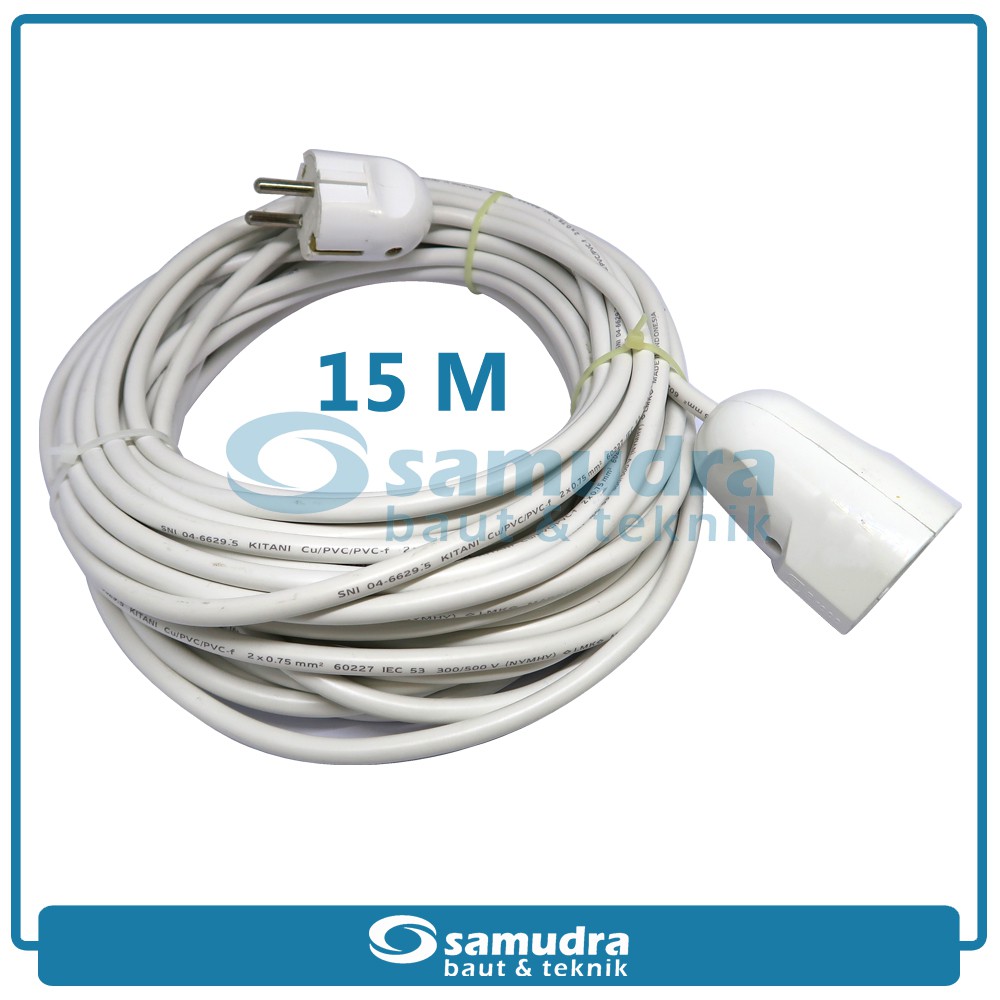 Jual Kabel Listrik Tambahan (Extension) 15 Meter Indonesia|Shopee Indonesia