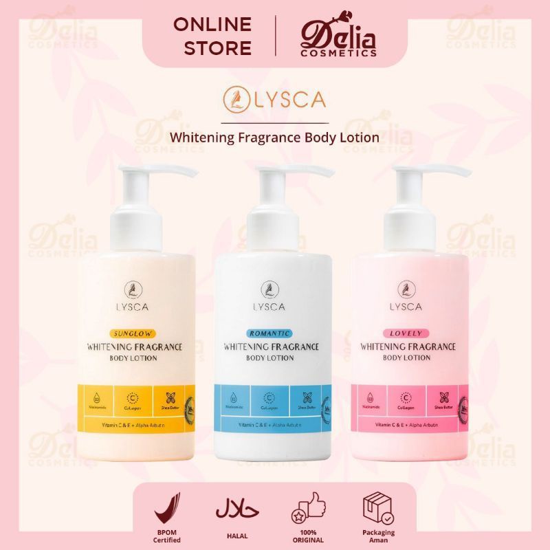 Jual LYSCA WHITENING FRAGRANCE BODY LOTION | Shopee Indonesia