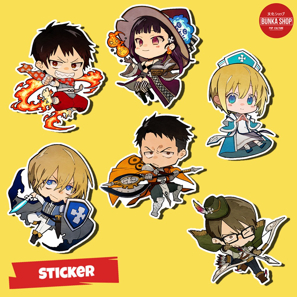 Jual Sticker Pack Anime Fire Force | Shopee Indonesia