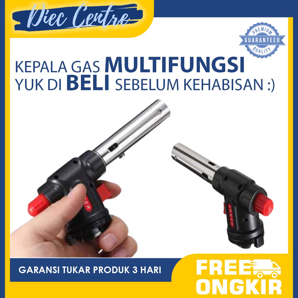 Jual Blow Torch Gas Torch Portable Flame Gun Kepala Gas Butane Jet ...