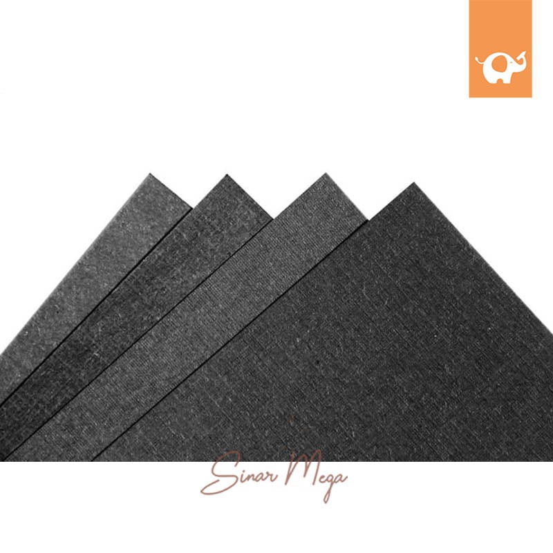 Jual Karton Linen Hitam(Black) Murah/ Kertas Murah | Shopee Indonesia
