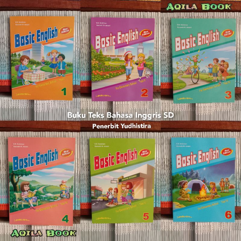 Jual Basic English SD/MI kelas 1,2,3,4,5,& 6 Teks book new edition ...