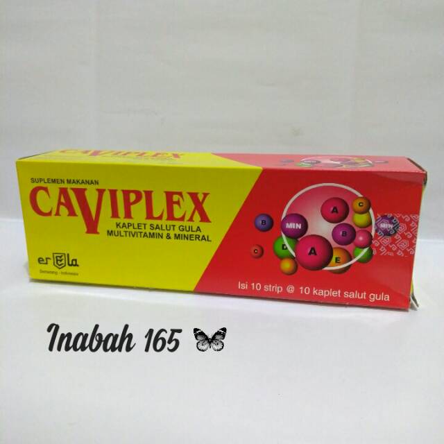 Jual Caviplex multivitamin & mineral (per-strip) | Shopee Indonesia
