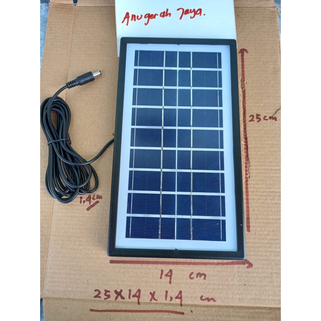 Jual panel tenaga matahari modul solar cell panel surya 9V 3,5w ...