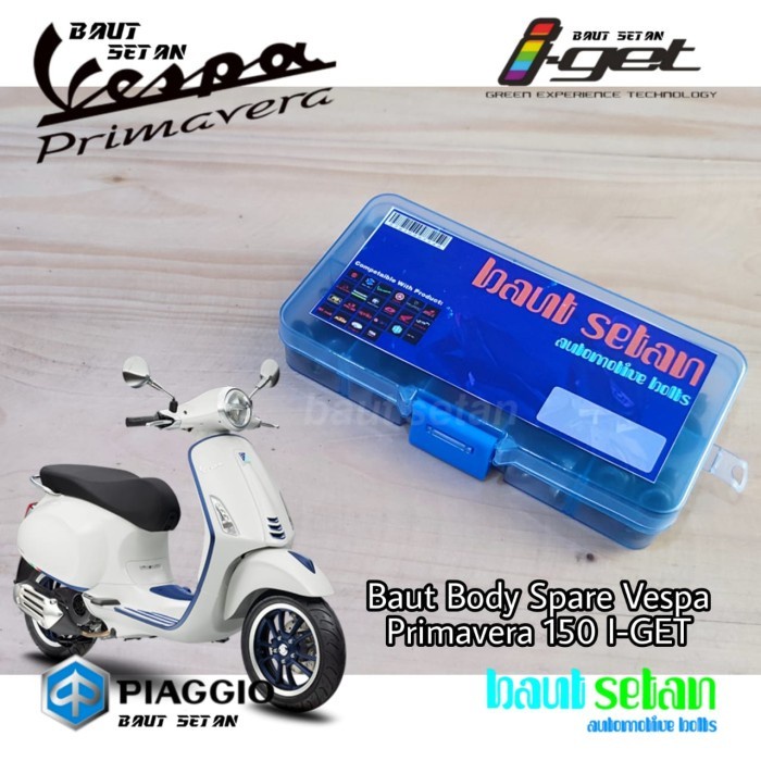 Jual Baut Spare Vespa Matic Primavera 150 I-GET (Baut Cadangan Body ...