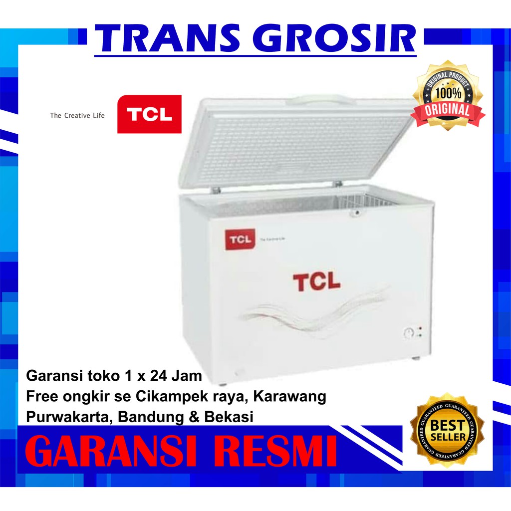 Jual FREEZER BOX TCL 300 LITER TCF 300CJ | Shopee Indonesia