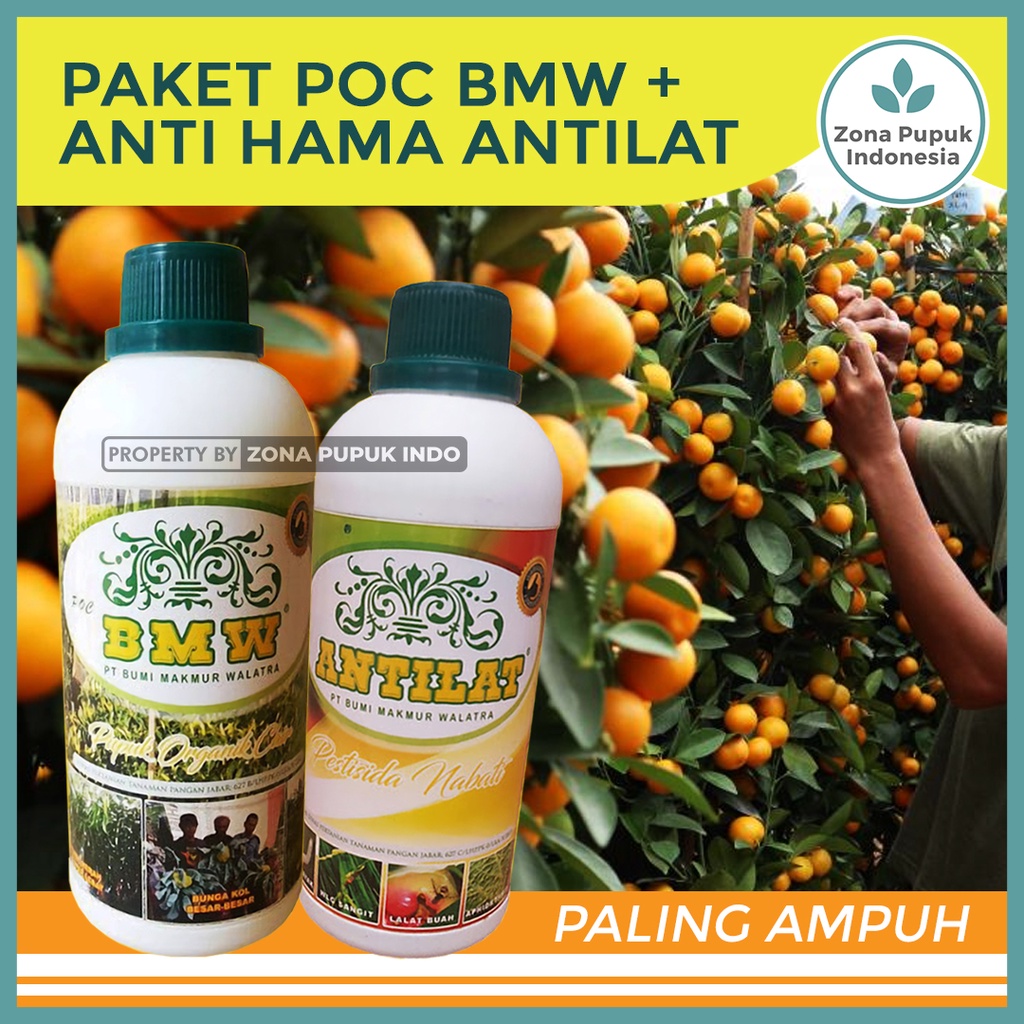 Jual Pupuk Organik Cair POC Penyubur Tanaman Perangsang Akar Pelebat Buah Jeruk & Pestisida ...