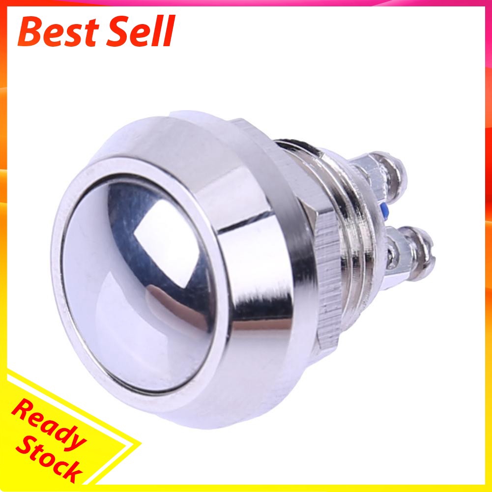 Waterproof Start Button for 12mm 1/2 Mounting Hole Momentary Metal Push ...