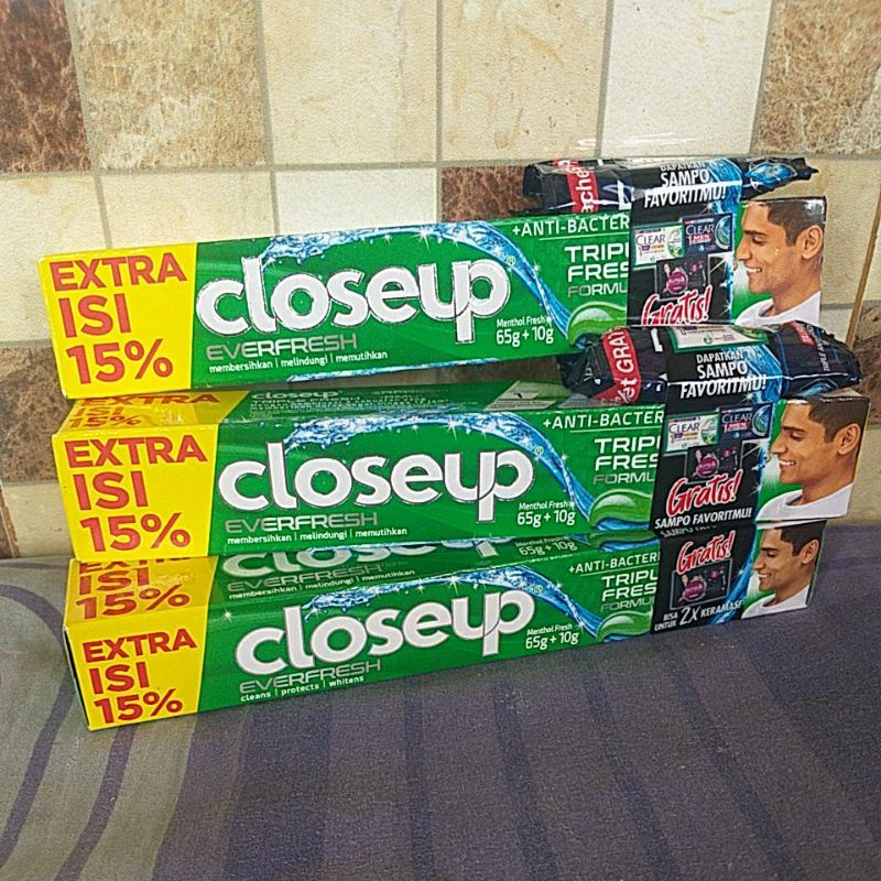 Jual Close up pasta gigi menthol fresh 65g +10g Indonesia|Shopee Indonesia