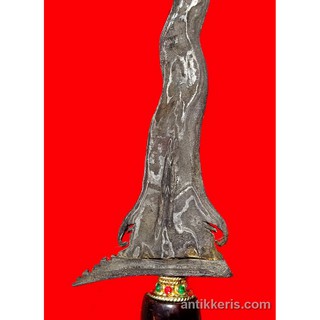 Jual Kris Pusaka Karno Tanding Luk 11 Pamor Kulit Semangka Asli ...