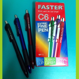 Jual PULPEN FASTER C6 / C 6 / BALLPOINT FASTER C6 / C 6 | Shopee Indonesia