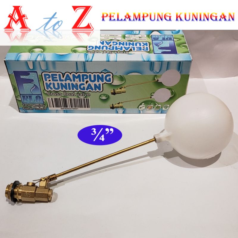 Jual pelampung air tandon kuningan 3/4"/toren 0,75 in/pelampung tedmon ...