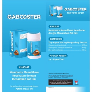 Jual GABOOSTER / GABOSTER / GABUSTER / Kapsul Herbal Dari Unsur Hewani ...