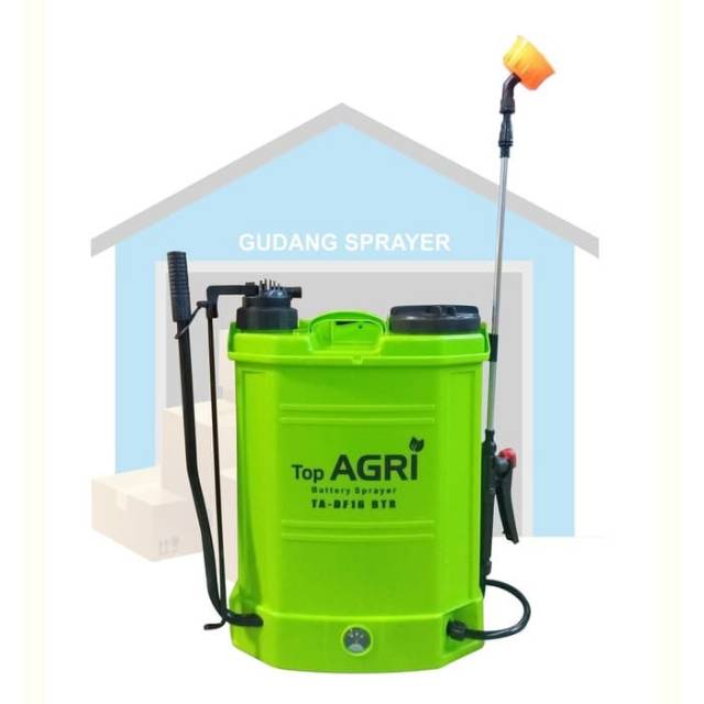 Jual Alat Semprot Tanaman/ Sprayer Elektrik Baterai Top Agri 16L Dua ...
