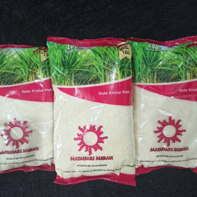Jual Gula Murah 1kg merk Matahari Merah Gula Pasir Gula Kristal Gula ...