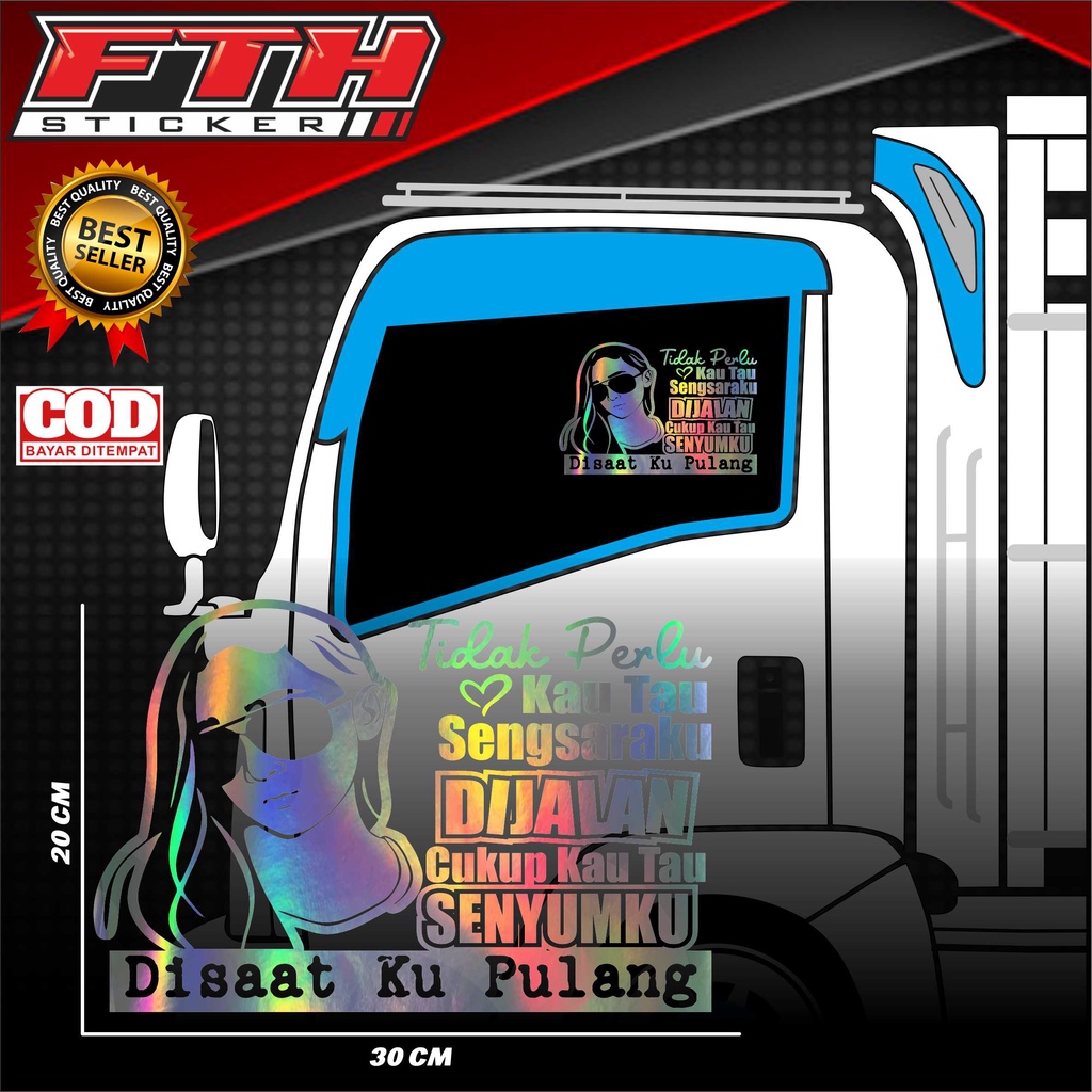 Jual Cutting Stiker Kaca Truk Mobil Canter Pick up L300 Body Depan Samping Belakang - Aksesoris ...