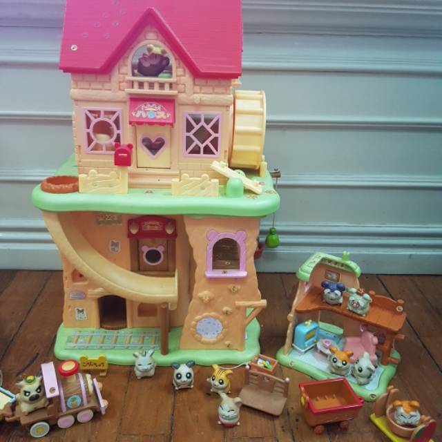 Jual (RESERVED) Rumah Hamtaro House Bundle ORIGINAL mainan anak vintage ...
