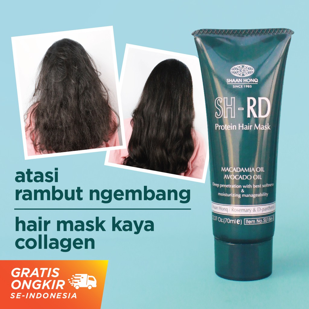 SHRD Protein Hair Mask Bebas Rambut Ngembang | Avocado & Macadamia ...