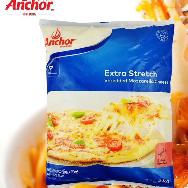 Jual Anchor Shredded Mozzarella Cheese / Keju Mozzarella Parut 2 kg ...