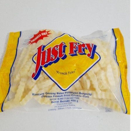 Jual Just Fry French Fries Crinkle Cut 450 gram | Shopee Indonesia