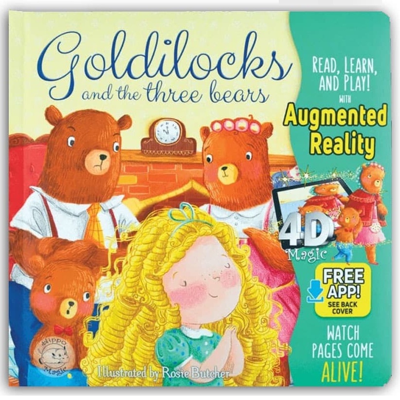 Jual Goldilocks and the Three Bears Story Magic Book 4d Augmented ...