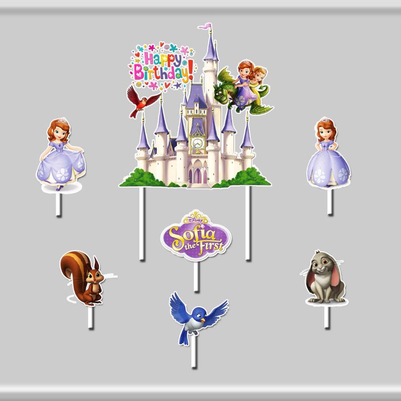 Jual Cake topper sofia happy birthday | Shopee Indonesia