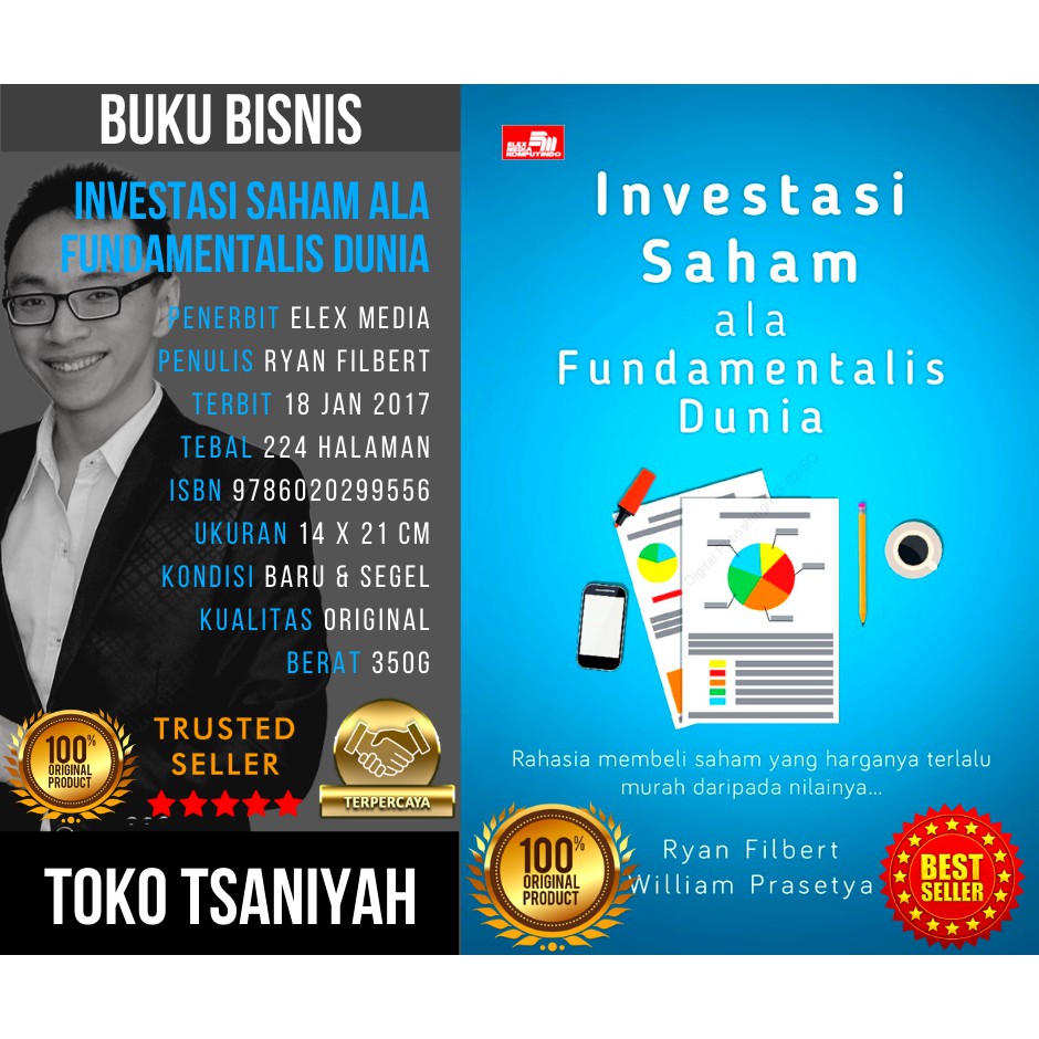 Buku Bisnis Investasi Saham ala Fundamentalis Dunia Ryan Filbert Wijaya ...