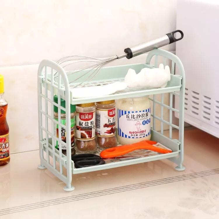 Jual Rak Plastik Susun Mini / Rak 2 Susun Mini / Rak Meja Mini 2 ...