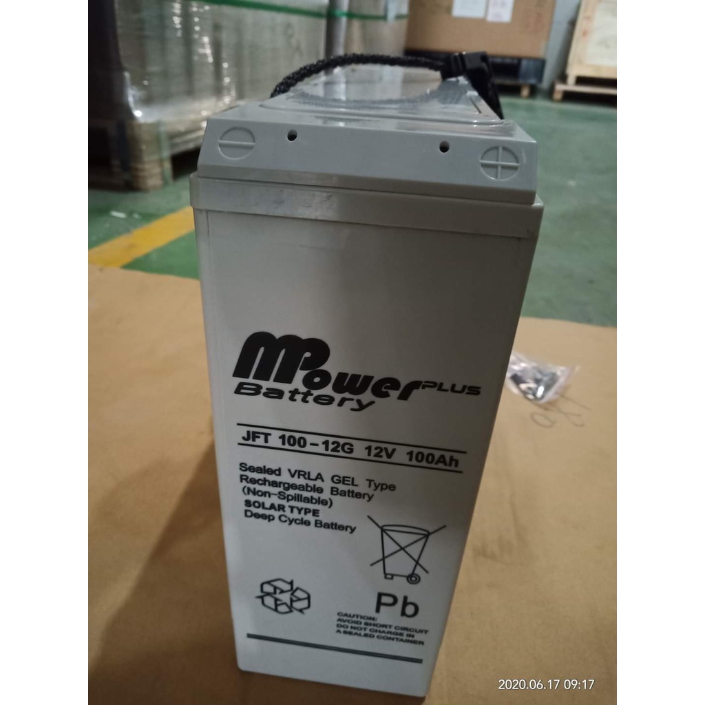 Jual Battery / aki kering / baterai / Accu MPower JFT 100-12 100Ah 12 ...