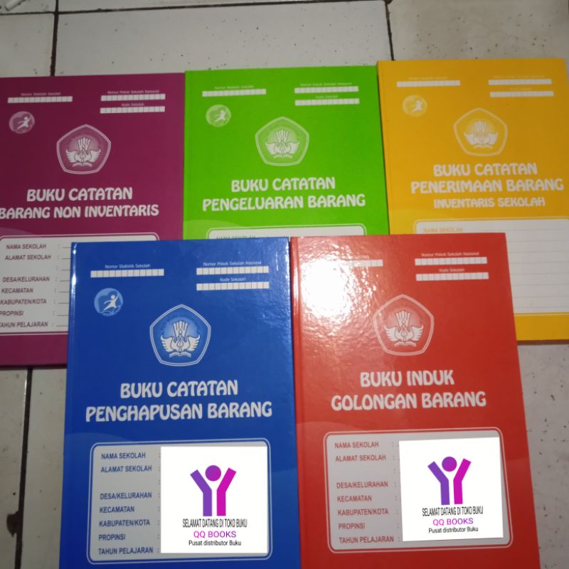Jual Buku paket catatan inventaris barang ( 5 buku ) | Shopee Indonesia