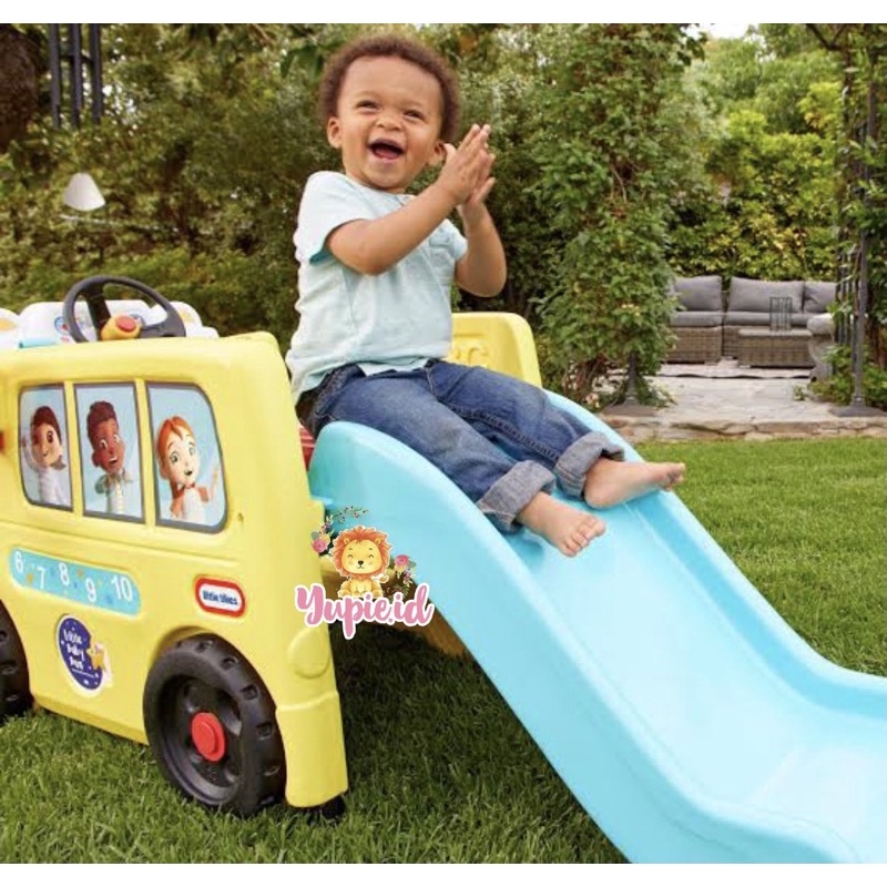 Jual little tikes baby bum wheel on the bus with slide | Shopee Indonesia