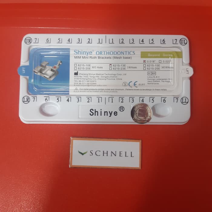 Jual Bracket Behel MIM Mini Roth Shinye/S-Ortho ( Mesh Base) Indonesia ...