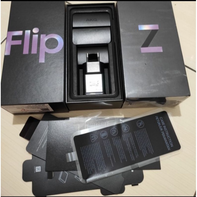 Jual Dus Fullset Samsung Galaxy Z Flip Resmi Sein Asli Bawaan HP ...