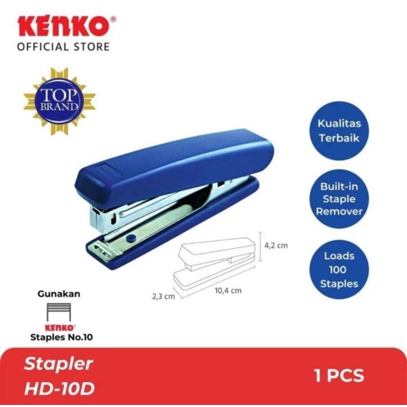 Jual Stapler Staples Hekter Jegrekan HD 10D kenko | Shopee Indonesia