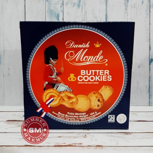 Danish Monde Butter Cookies Blue Shell 454 Gr | Shopee Indonesia
