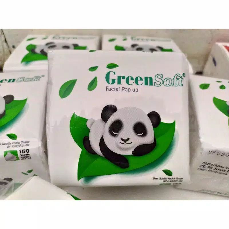 Jual TISSUE GREEN FACIAL POP UP MURAH 150 SHEETS | Shopee Indonesia
