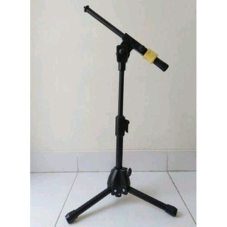 Jual STAN MICROPHONE STAND MIC CAGAK MIC LANTAI PENDEK/DUDUK + HOLDER ...
