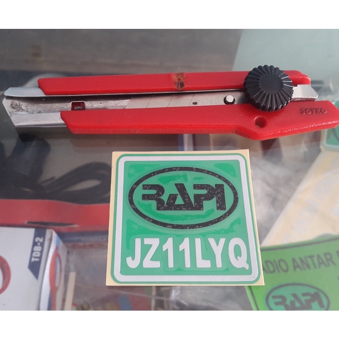 Jual LOGO RAPI DAN CALLSIGN KECIL SCOTLGHT KECIL | Shopee Indonesia