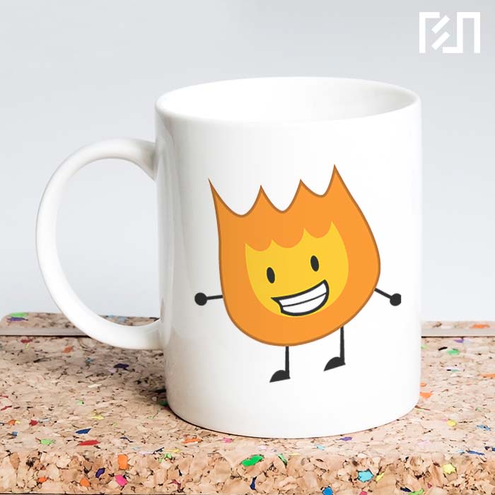 Jual Mug Icon Cartoon Bfdi Firey 1 | Shopee Indonesia