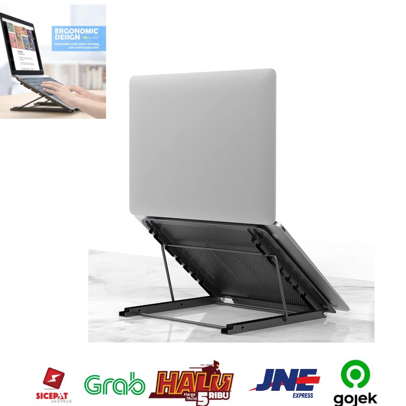 Jual Dudukan laptop Portable Meja Alas Laptop Notebook Stand Adjustable ...