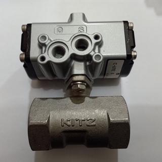 Jual KITZ PNEUMATIC ACTUATOR BALL VALVE C-UTE 1"Inch brand : KITZ | Shopee Indonesia