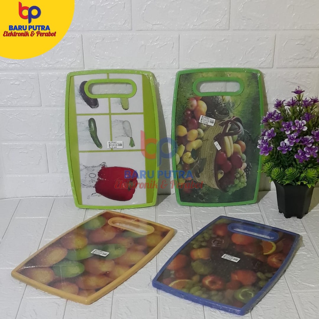 Jual TALENAN PLASTIK GAMBAR BUAH DAN SAYUR 3D / TALENAN MOTIF / TALENAN ...
