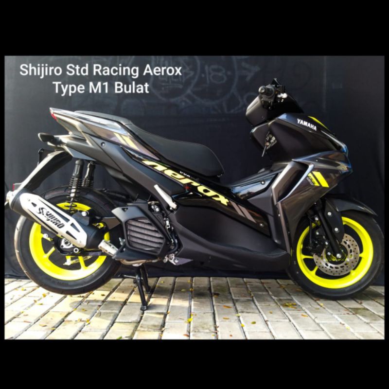 Jual Knalpot Shijiro STD Racing All New Aerox type M1-Bulat | Shopee ...
