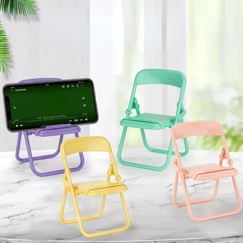 Jual Tempat HP hape bentuk Kursi warna pastel phone stand | Shopee ...